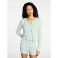 No Boundaries Sleep Pointelle Knit Cardigan, Women’s XXS-3X - Walmart.com