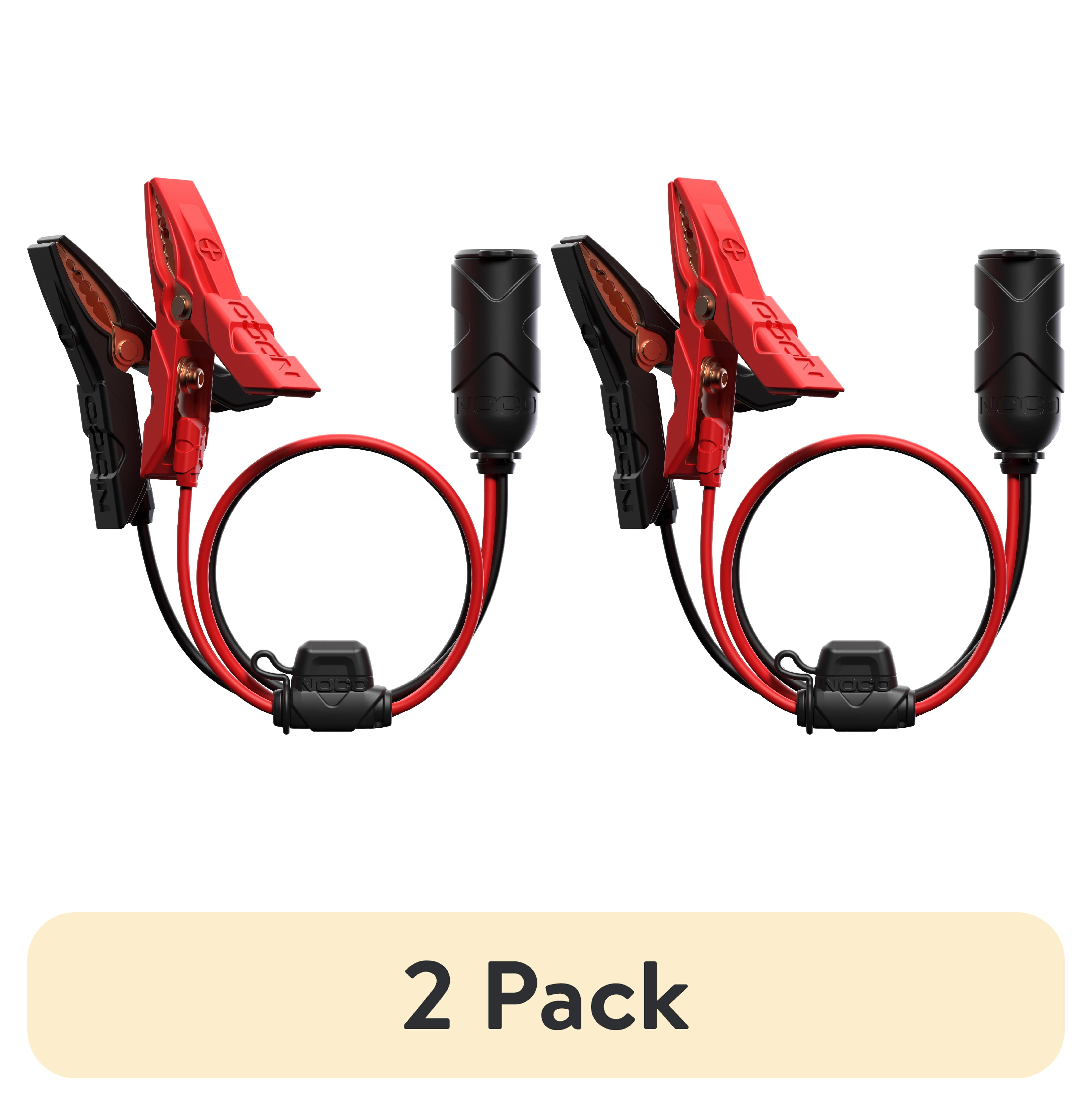(2 pack) NOCO GC017 15A 14AWG 12V Adapter with Battery Clamps - Walmart.com