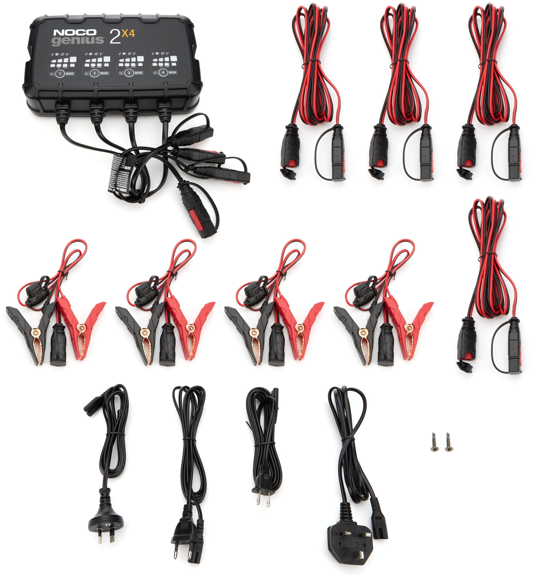 NOCO GENIUS2X4 Automotive Car Lithium Trickle Charge - 4-Bank 8A (2A ...