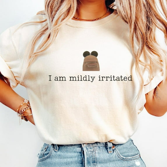 NODB I Am Mildly Irritated Shirt, Marcus The Worm, Cute Worm Graphic ...