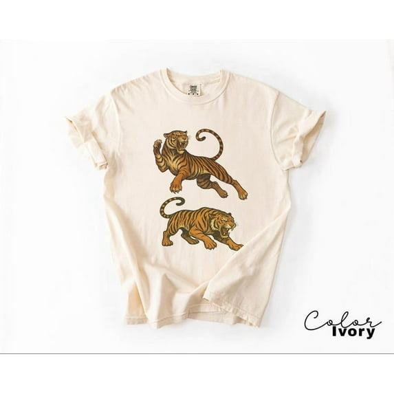 NODB Retro Tiger T-Shirt, 90S Animal Gift Tiger Lover, Vintage Style ...