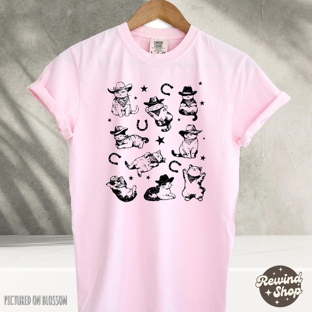 NODB Vintage Cowcats Tshirt, Kittens Western Cowvintage Shirt, Cow ...