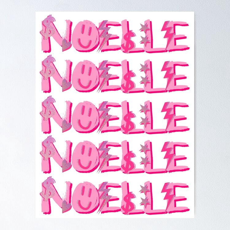 NOELLE name Poster - KIRA.1053, UNFRAMED-16x24 - Walmart.com