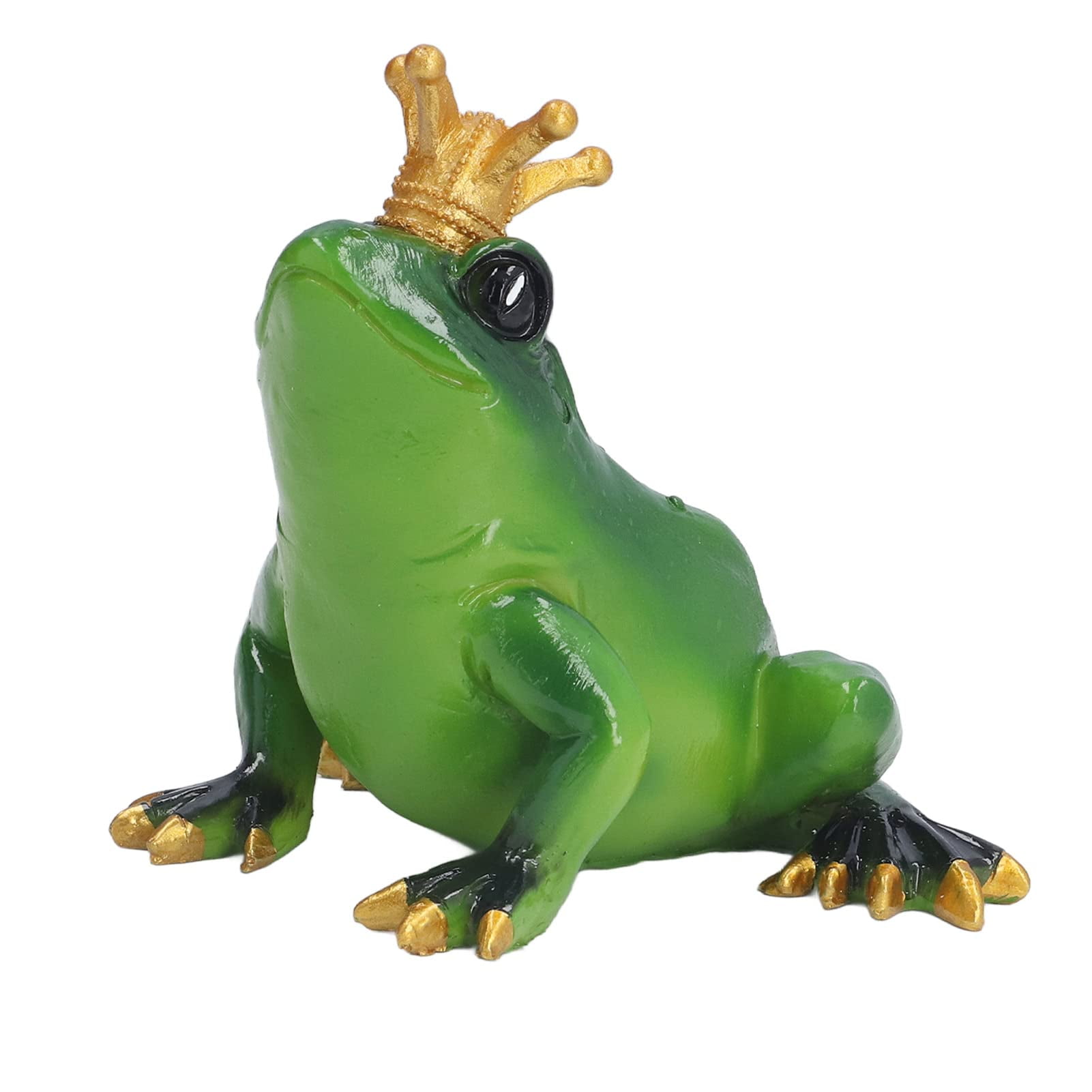 NOENNULL Frog Figurine Frog Crown Prince Prime Bedroom Ornament ...