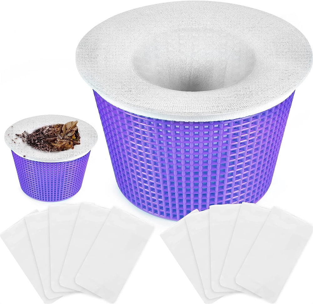 NOGIS 10-Pack of Pool Skimmer Socks, Ultra Fine Mesh Filter Sock Net ...