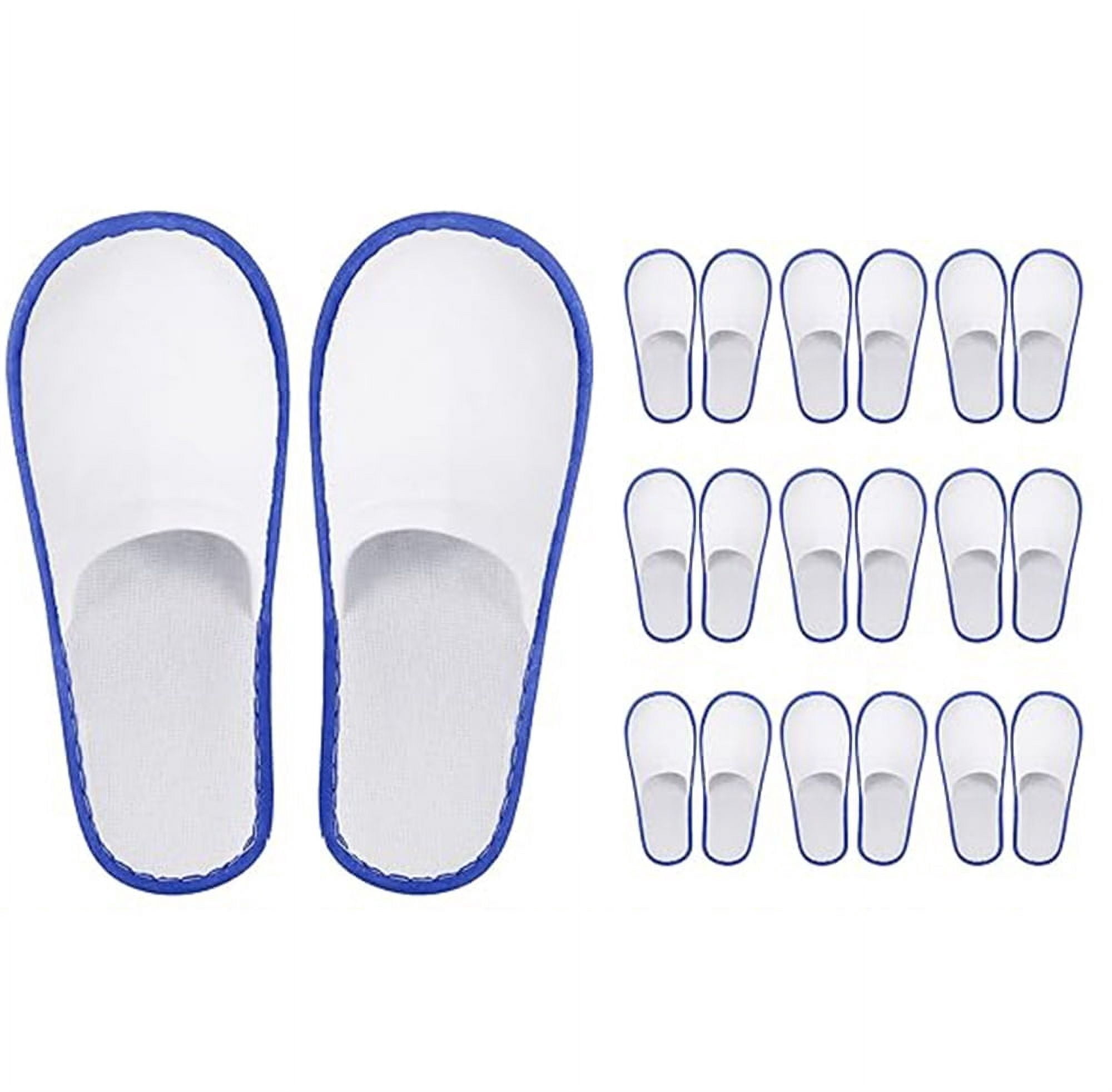 NOGIS 10 Pairs Disposable Spa Slippers Flip Flops Disposable Slippers ...