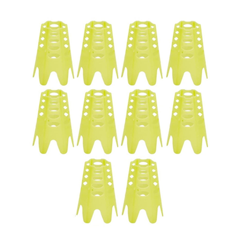 NOGIS 10 Pieces Plastic Golf Tees Golf Simulator Tees for Home Indoor ...