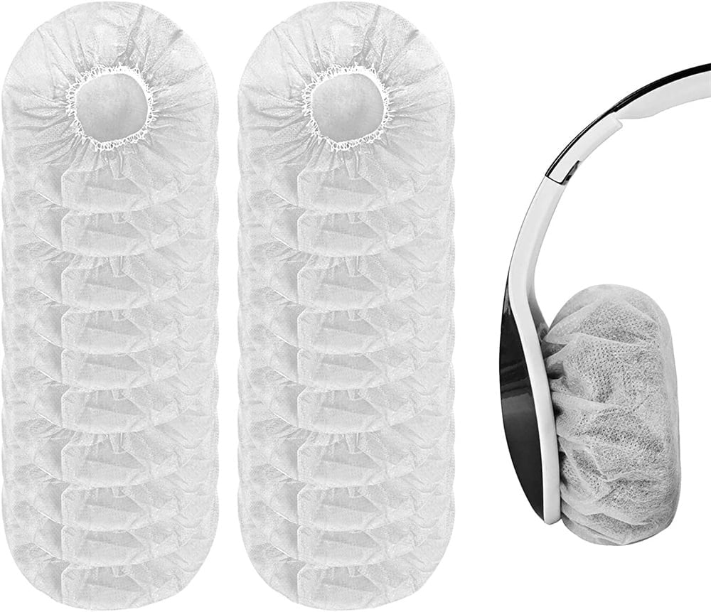 NOGIS 100 Pieces Disposable Headphone Covers Non Woven Sanitary ...