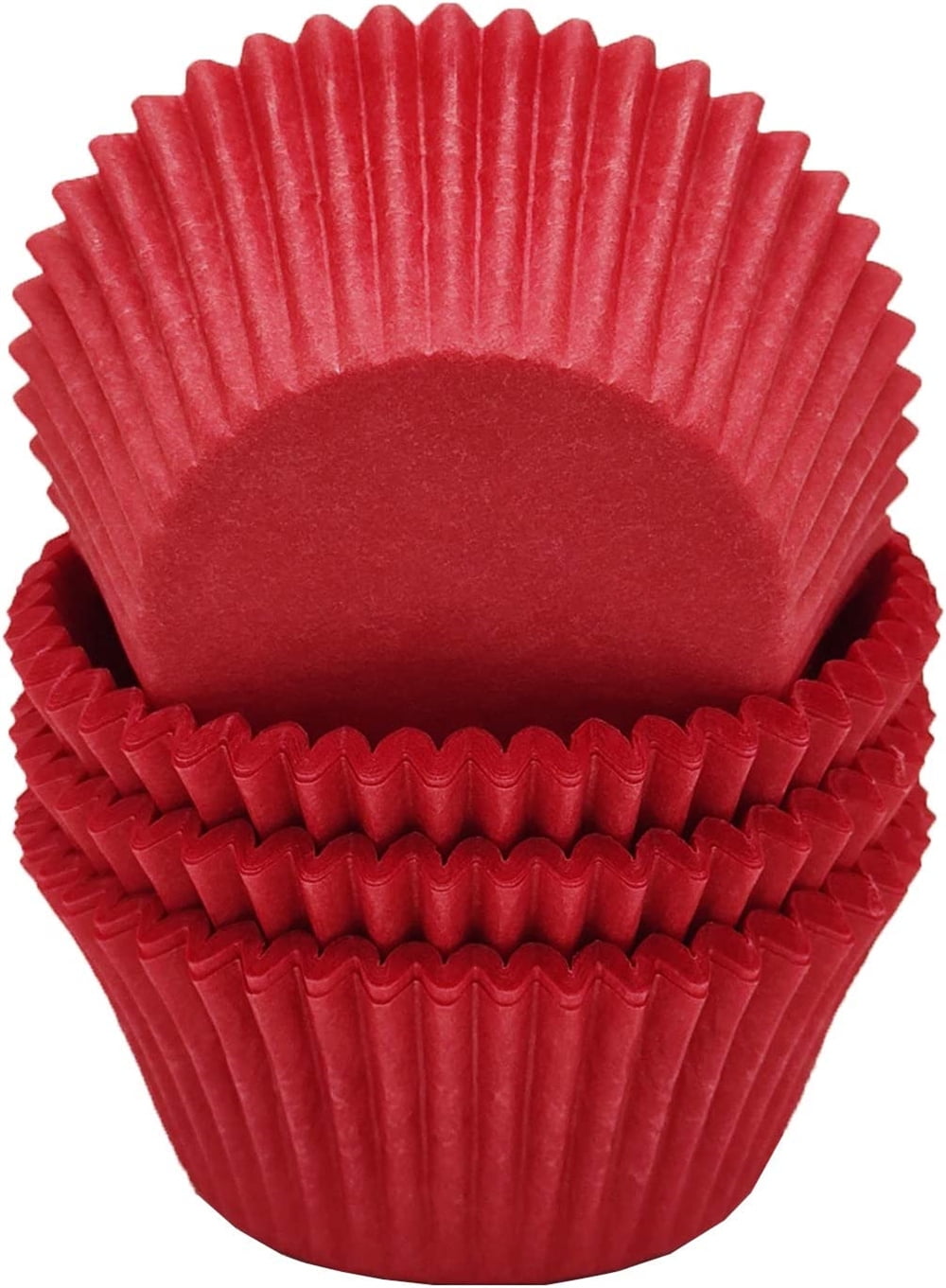 NOGIS 100 Pieces Foil Metallic Cupcake Liners Muffin Wrappers Foil ...