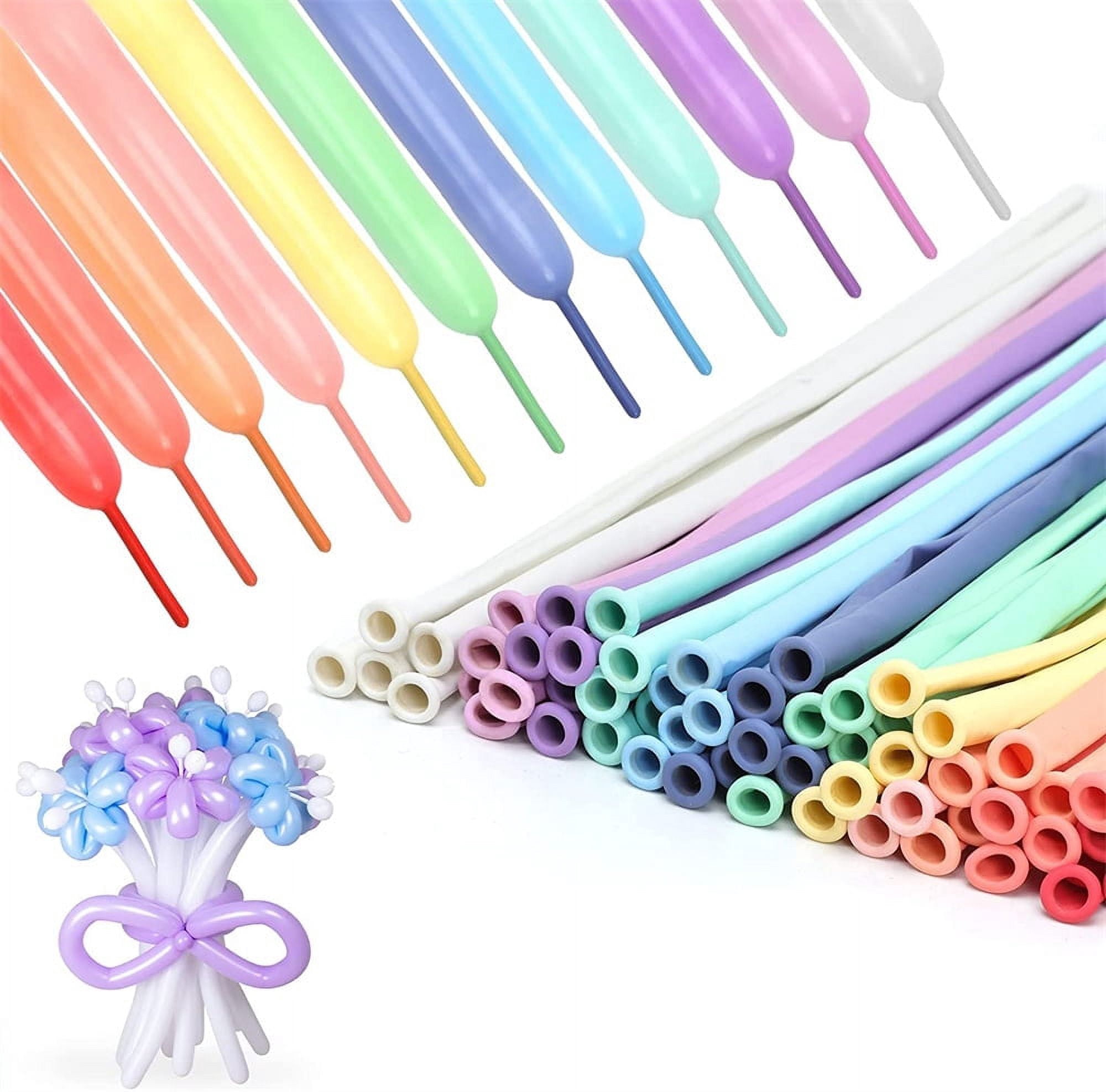 NOGIS 100pcs 260 Long Balloons, Multicolor Latex Twisting Balloons for ...