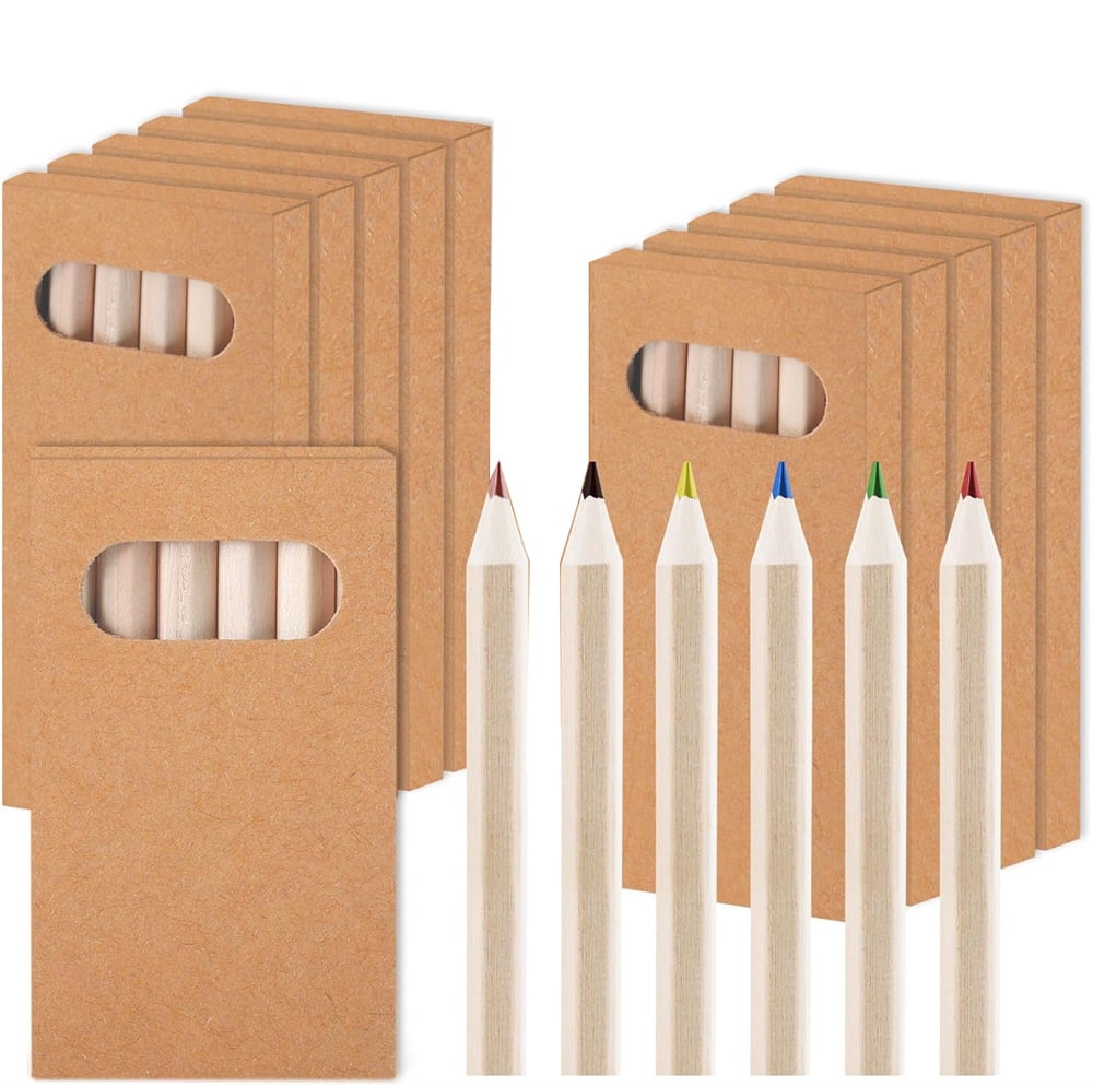 NOGIS 10Pcs/60 Boxs Boxs Colored Pencils Bulk Mini Drawing Pencils Set ...