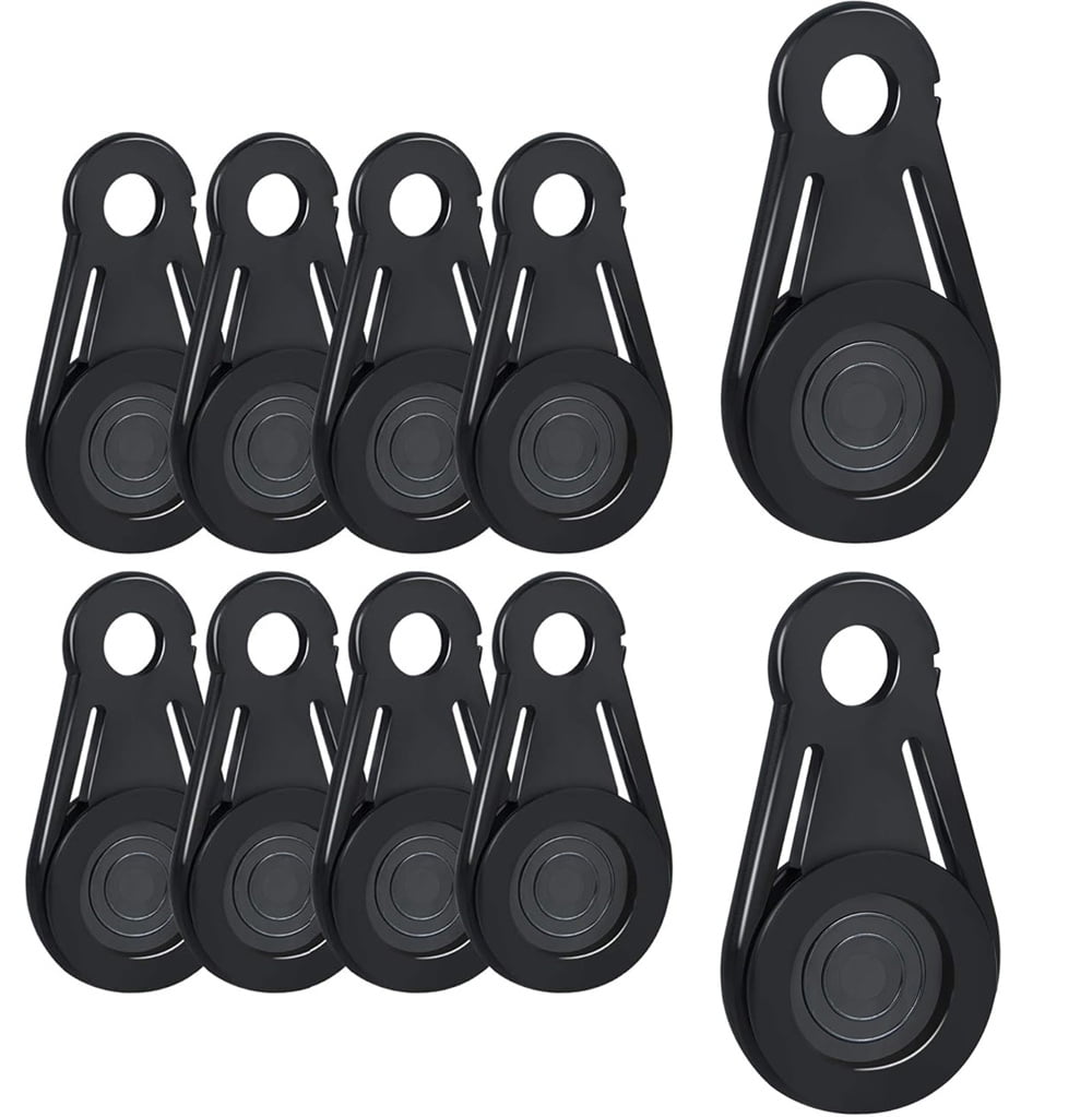 NOGIS 10Pcs Tarp Grabbers Movable Tarp Clips Heavy Duty Lock Grip Tarp ...