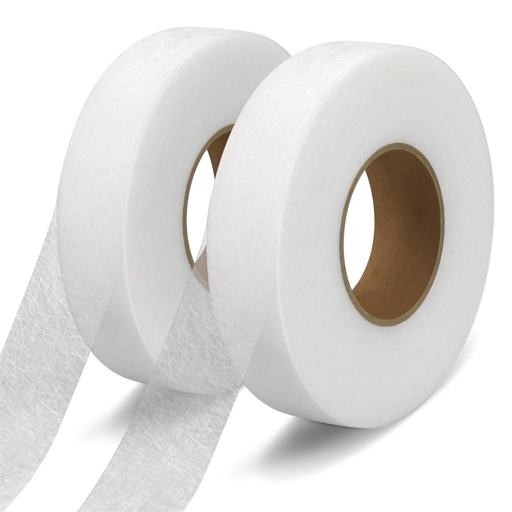 NOGIS 140 Yards 1 Inch Iron on Hemming Tape, 2 Rolls Adhesive No Sewing ...