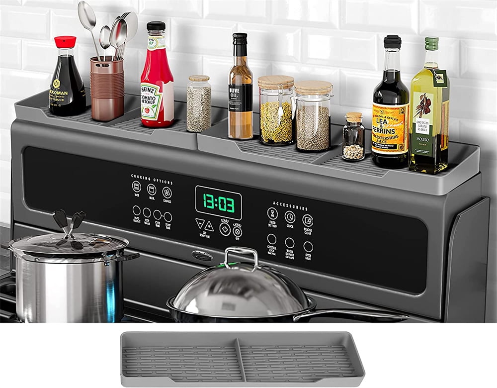 NOGIS 15" Kitchen Magnetic Shelf, Stainless Steel Shelf for Kitchen ...