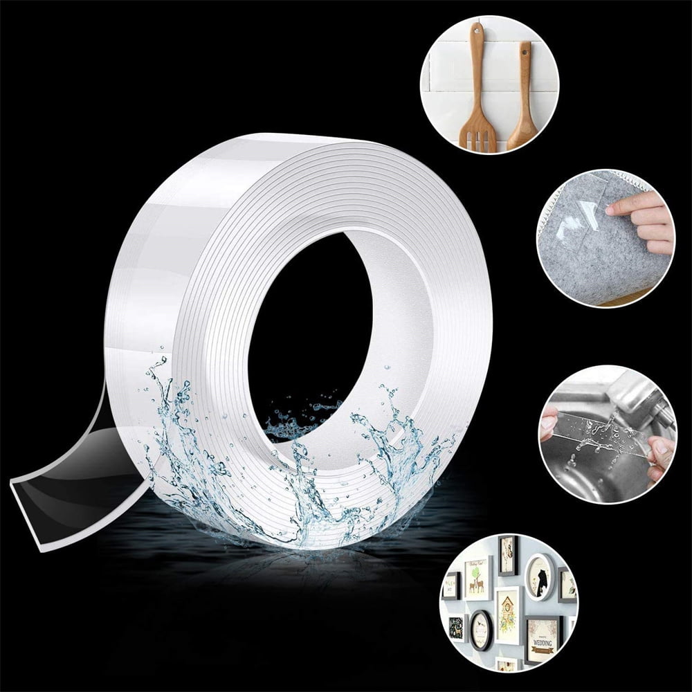 NOGIS 16.5Ft Nano Double Sided Tape Adhesive,Removable Traceless ...
