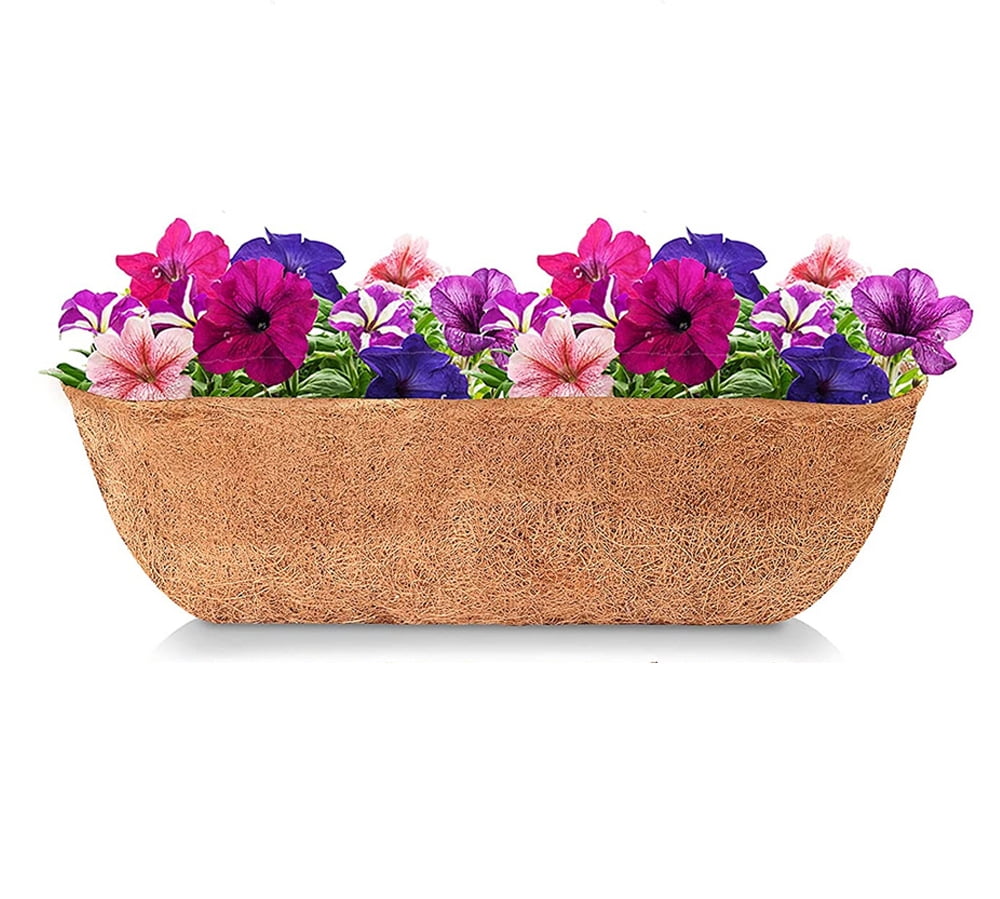 NOGIS 36inch Coco Liner for Garden Planters, Coconut Fiber for Outdoor ...