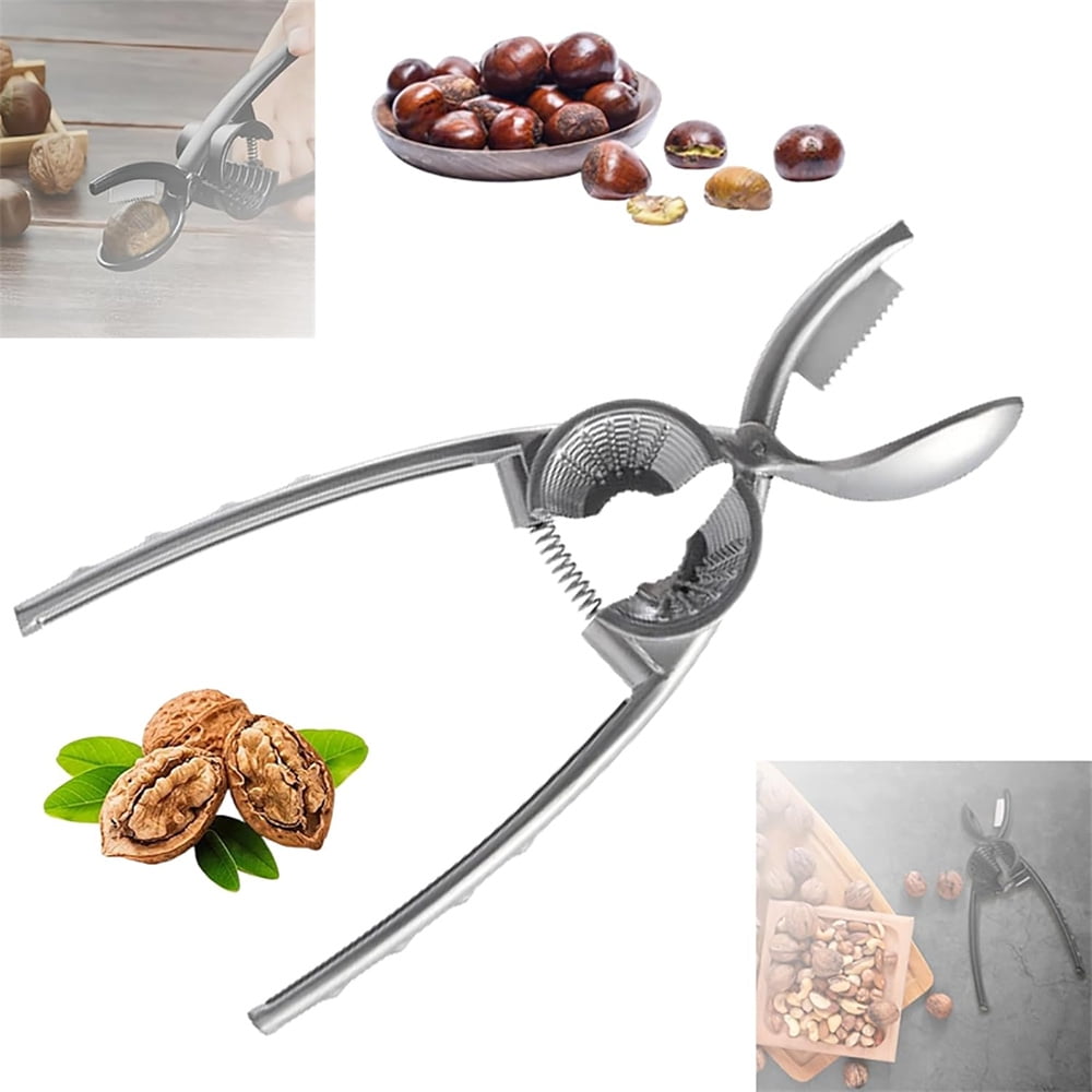 NOGIS 2-In-1 Nut Cracker Walnut, Nutcracker Chestnut Clip, Walnut ...