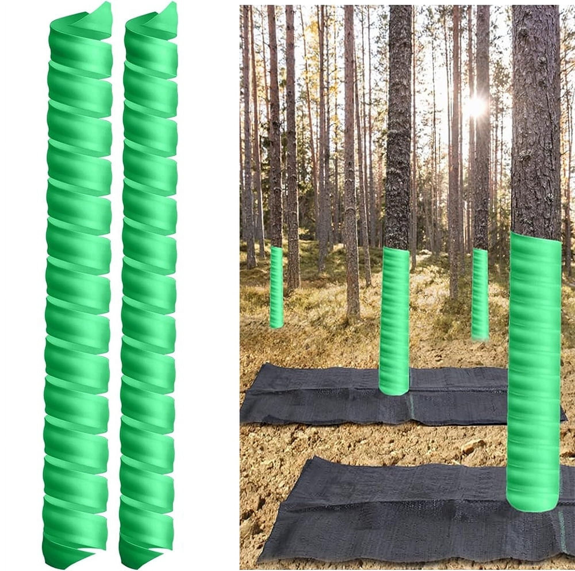 NOGIS 2 PCS Tree Trunk Protector 2 Size PP Spiral Tree Guards Trunk ...