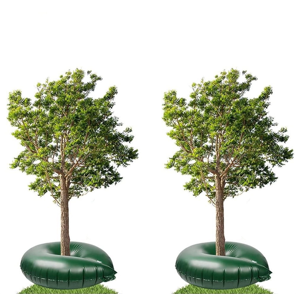 NOGIS 2 Pack 10 Gallon Tree Watering Ring Bag Slow Release Reusable ...