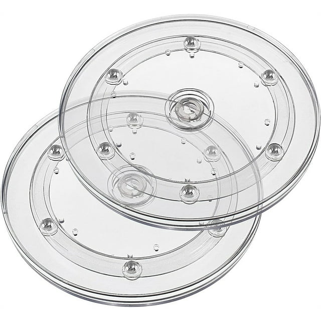 NOGIS 2-Pack 4 Inch Lazy Susan Turntable Organizer 360 Degree Rotating ...