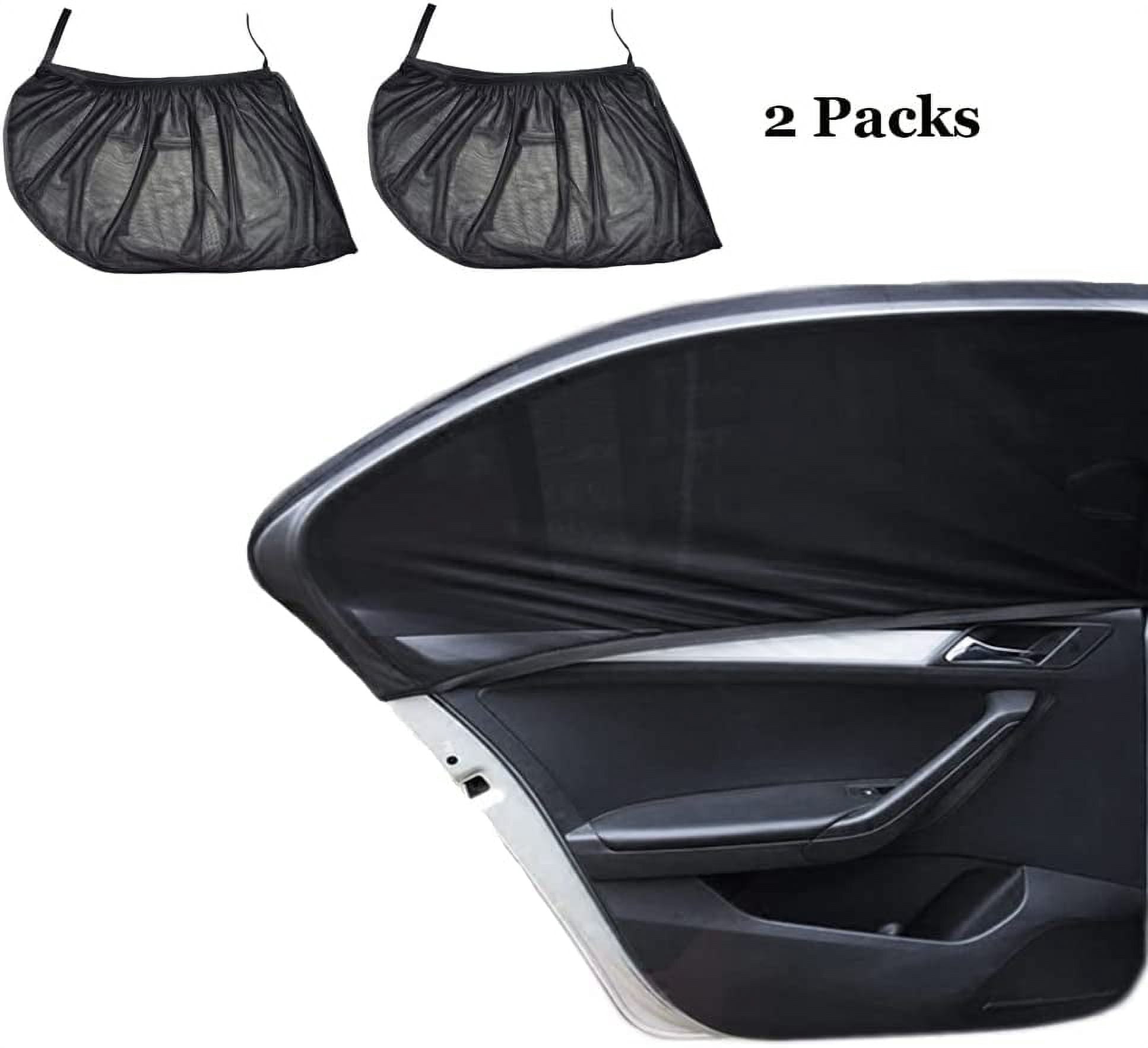 NOGIS 2 Pack Car Side Window Sun Shade Screen, Universal Fit 2-Layer ...