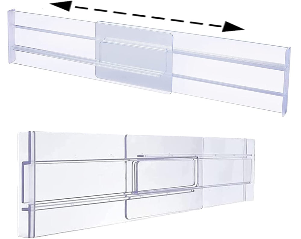 NOGIS 2 Pack Drawer Dividers Organizers, Adjustable Drawer Organizer ...