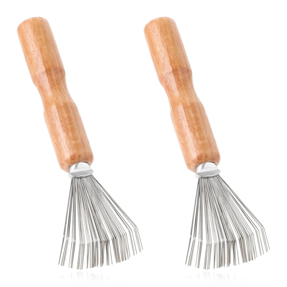 NOGIS 2 Pack Hair Brush Cleaner Tool Cleaning Comb Brushes for ...