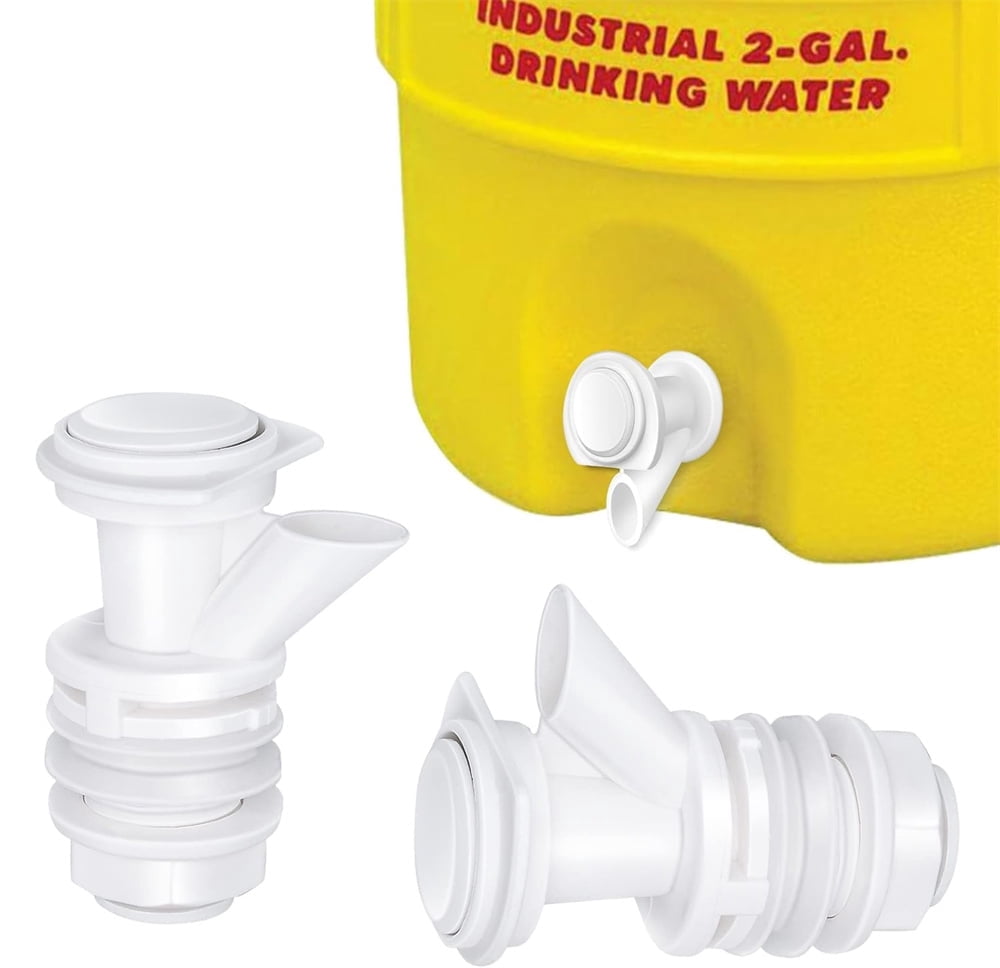 NOGIS 2 Pack Push Button Spigot, Cooler Spigot Reusable Bottle Spigot ...