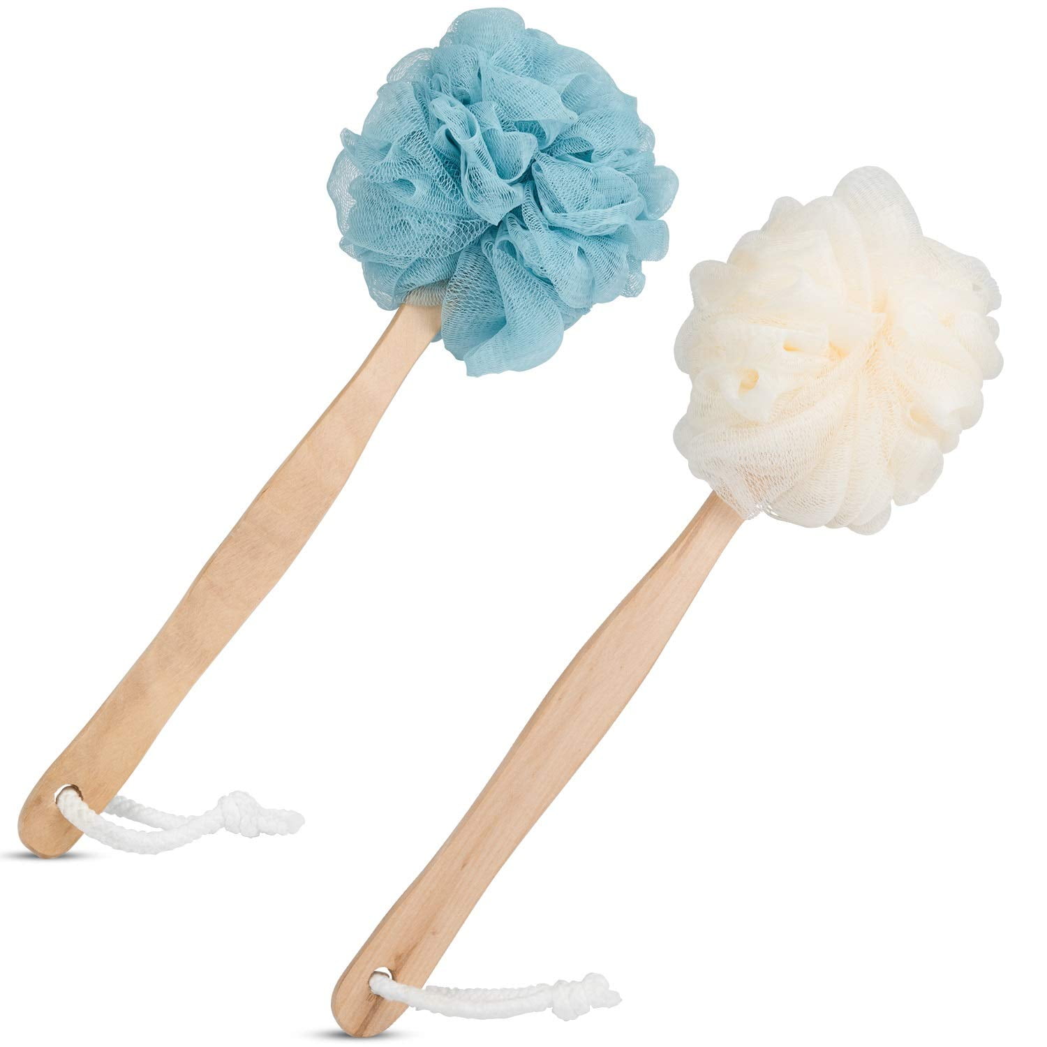Nogis 2 Pack Shower Loofah Body And Back Scrubber Exfoliating Loofah