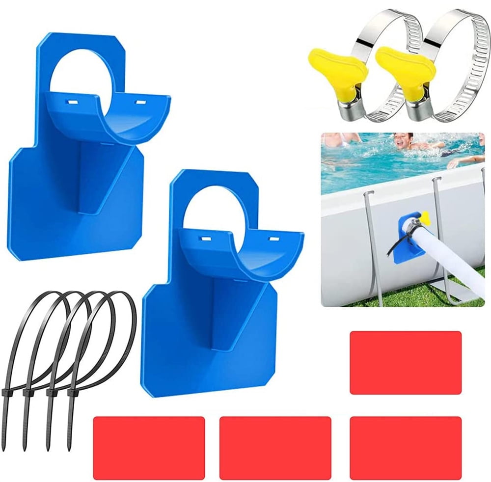 NOGIS 2 Pack Swimming Pool Pipe Holders, Above Ground Swimming Pool ...