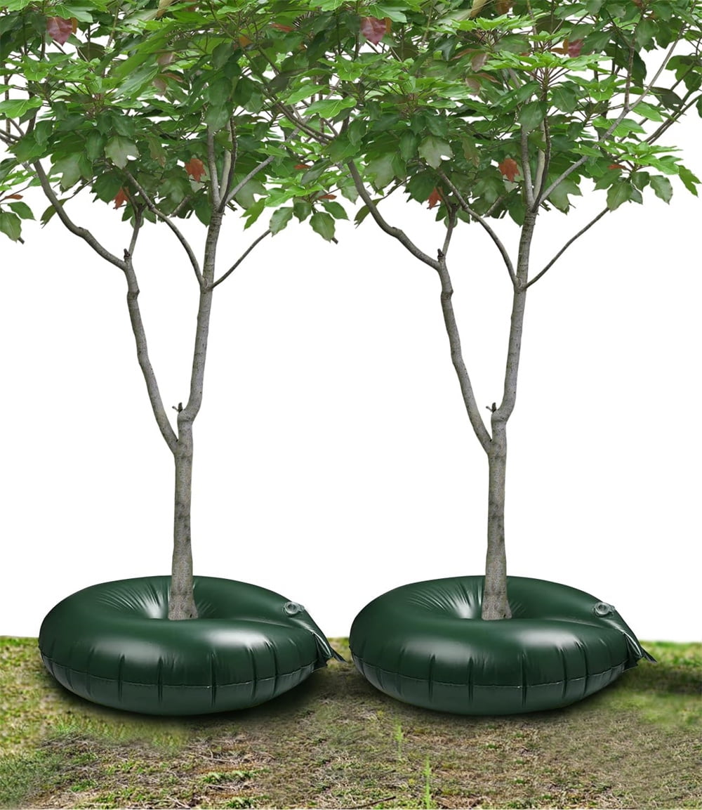 NOGIS 2 Pack Tree Watering Ring Tree Watering Bag 10 Gallon Slow ...