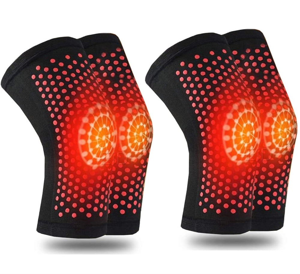 NOGIS 2 Pairs Self Heating Knee Brace for Women Men Stretchy Warm ...
