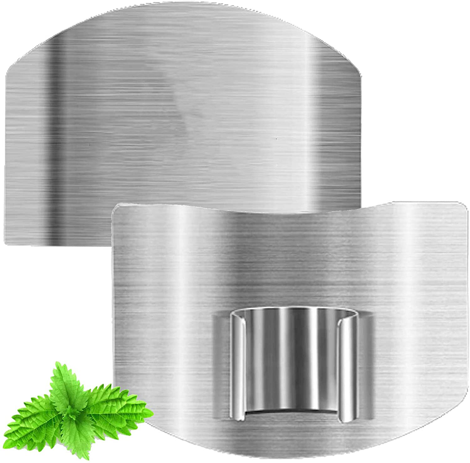 NOGIS 2 Pcs Stainless Steel Finger Guards for Cutting Kitchen Tool ...