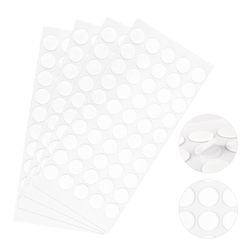 NOGIS 200 Pieces Double-Sided Adhesive Round Putty Tapes Transparent ...