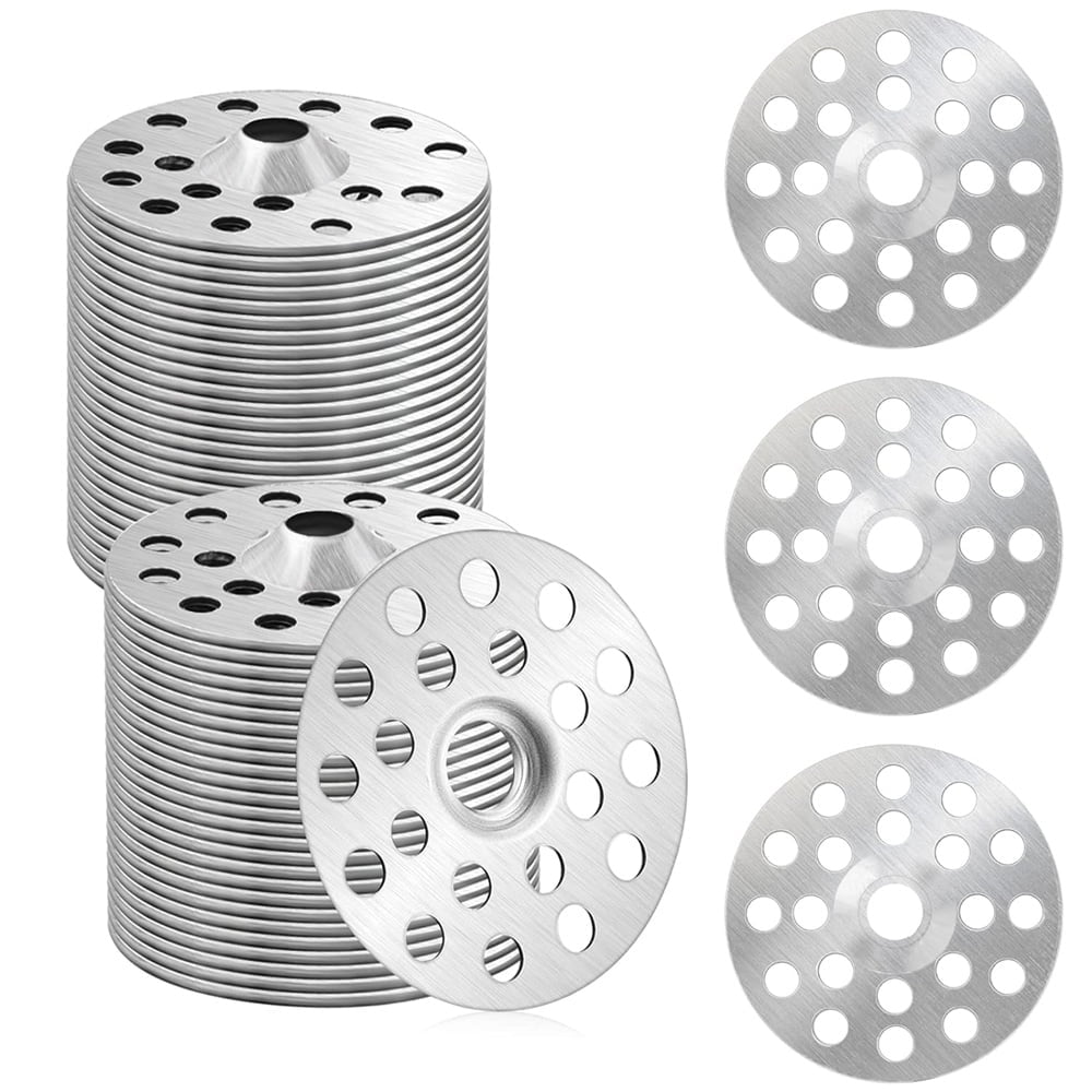 NOGIS 200Pcs 1 Inch Plaster Washers Metal Washers for Screws Plaster ...