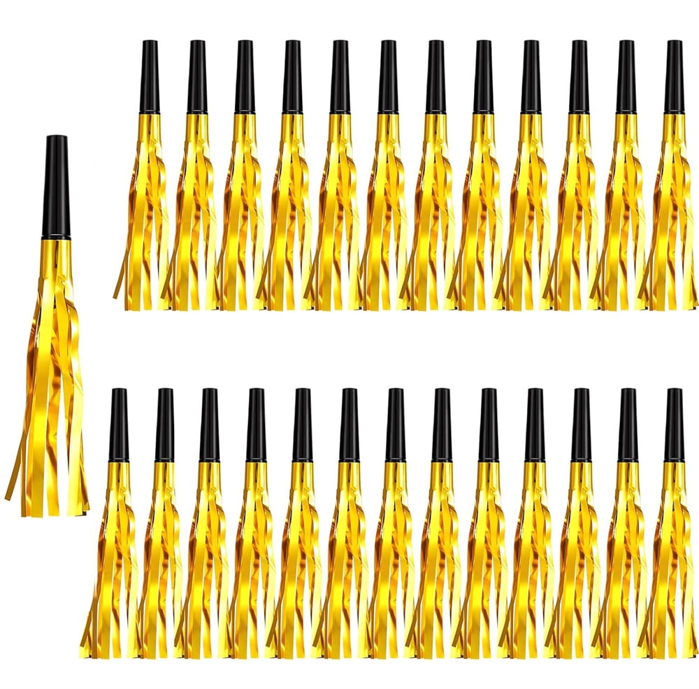 NOGIS 24 Pcs Noise Makers Party Blowers Party Horns Blowout Clappers ...