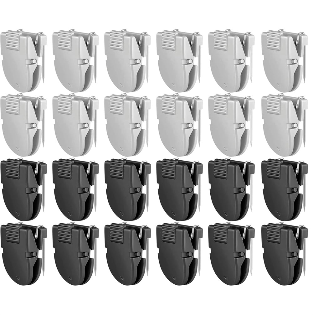 NOGIS 24pcs Fabric Panel Cubicle Clips, Plastic Fabric Wall Clips ...