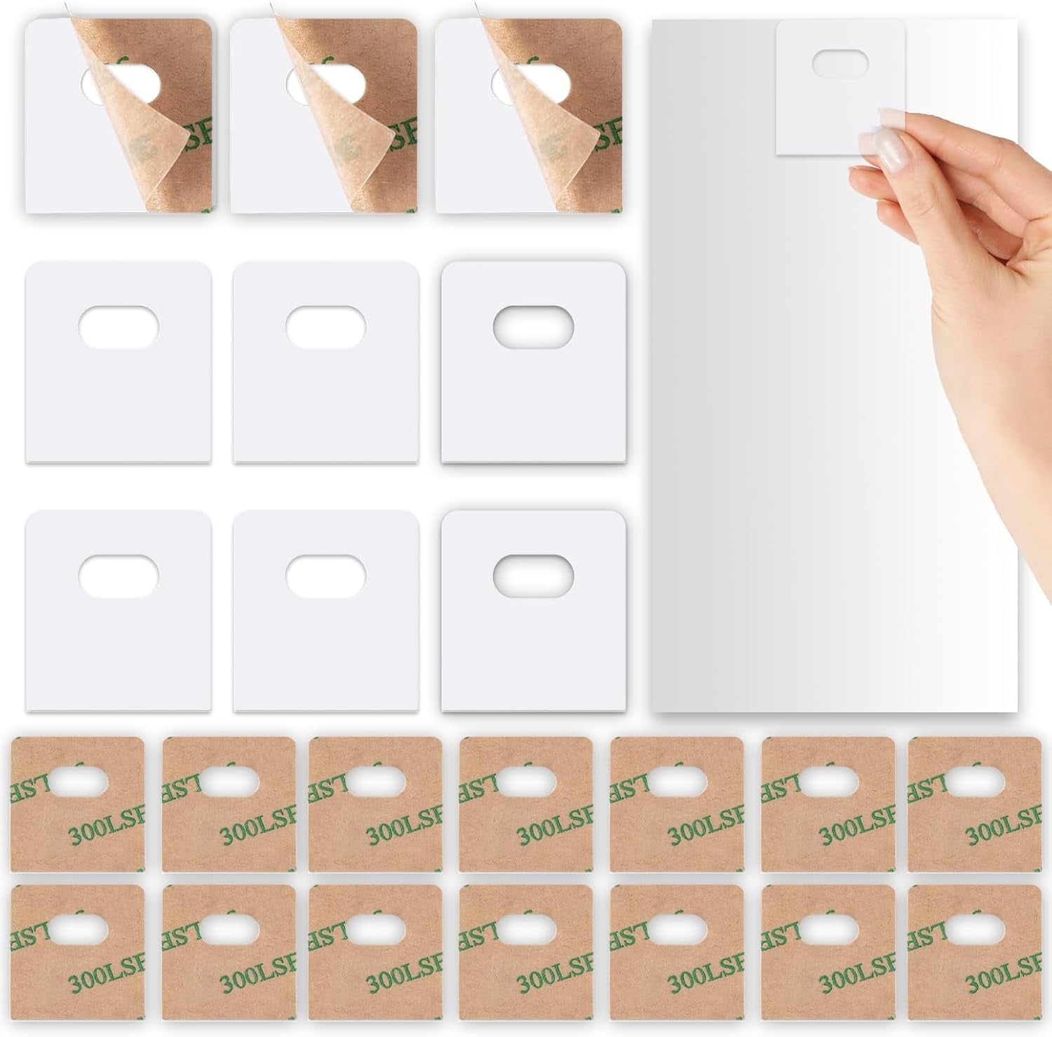 NOGIS Transparent Vertical Blind Repair Tabs, 50 Pieces, Universally ...
