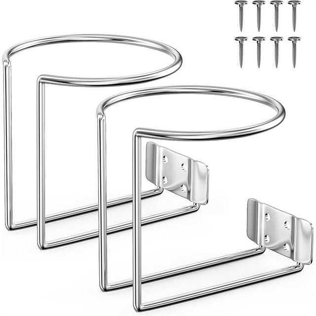 NOGIS 2PCS Boat Cup Holders,Stainless Steel Marine Cup Holder,Universal ...