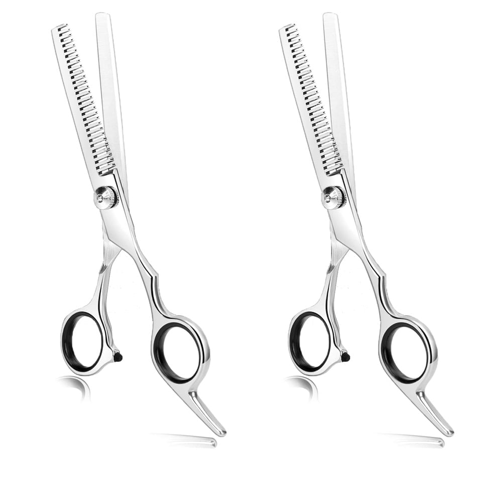NOGIS 2Pcs Professional Thinning Shears Hair Cutting Teeth Scissors(6 ...