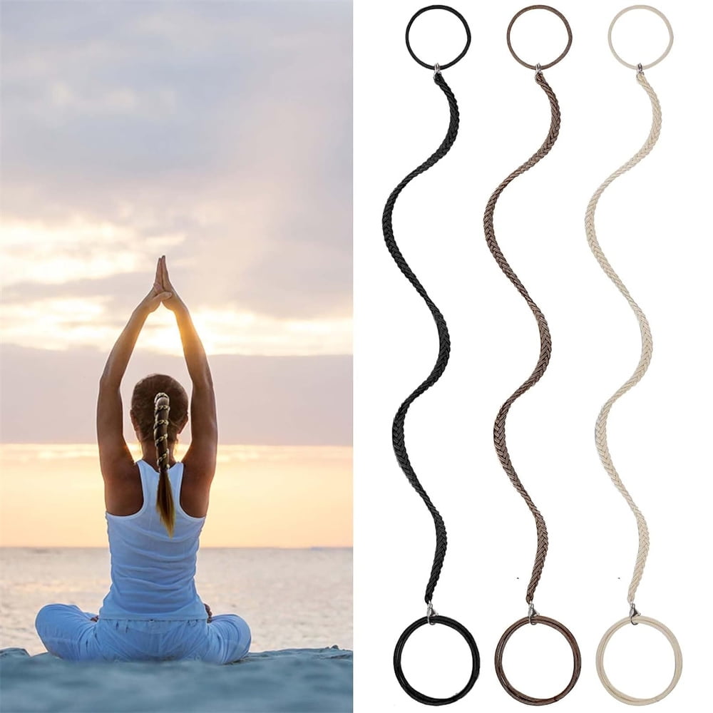 NOGIS 3 Packs 25" Hair Bands for Thin Fine Hair, Elastic Hair Ties No ...