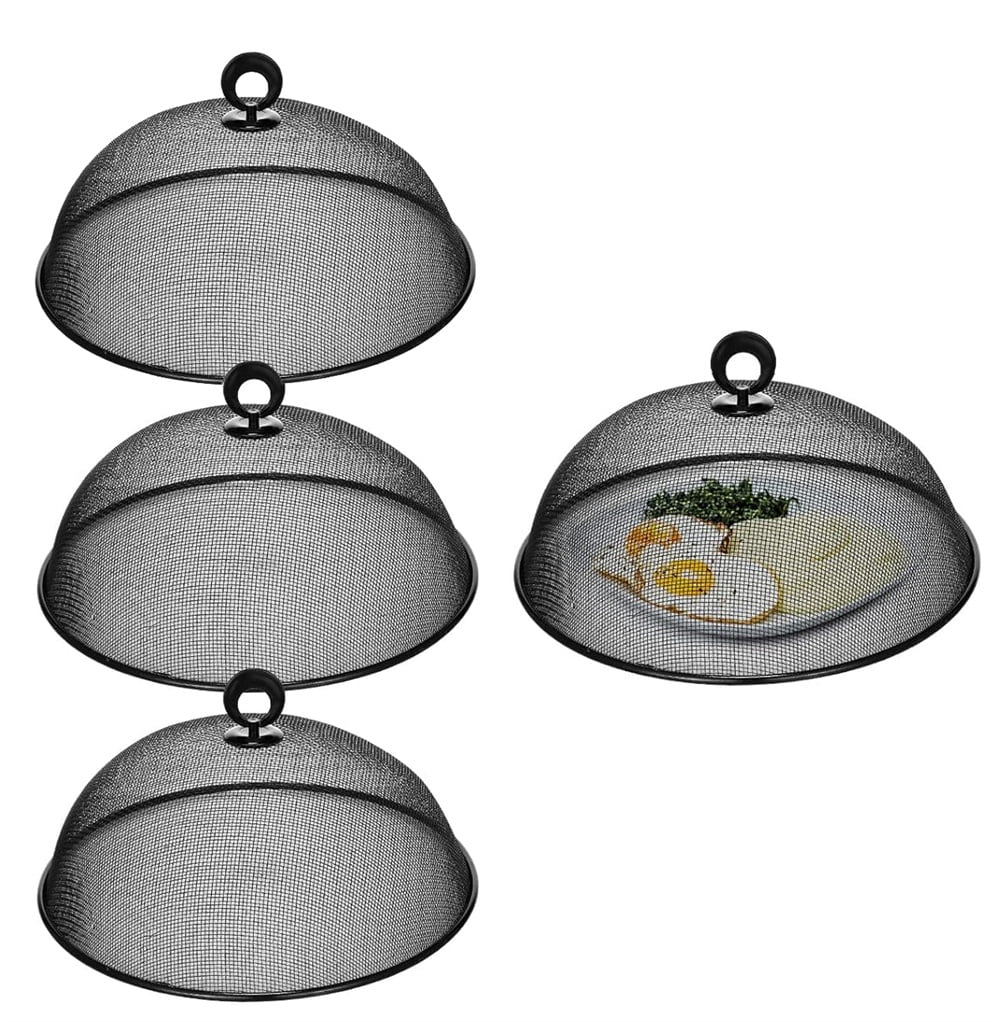 NOGIS 3 Pcs Metal Mesh Food Cover 11.8 Inch Outdoor Mesh Food Tents ...