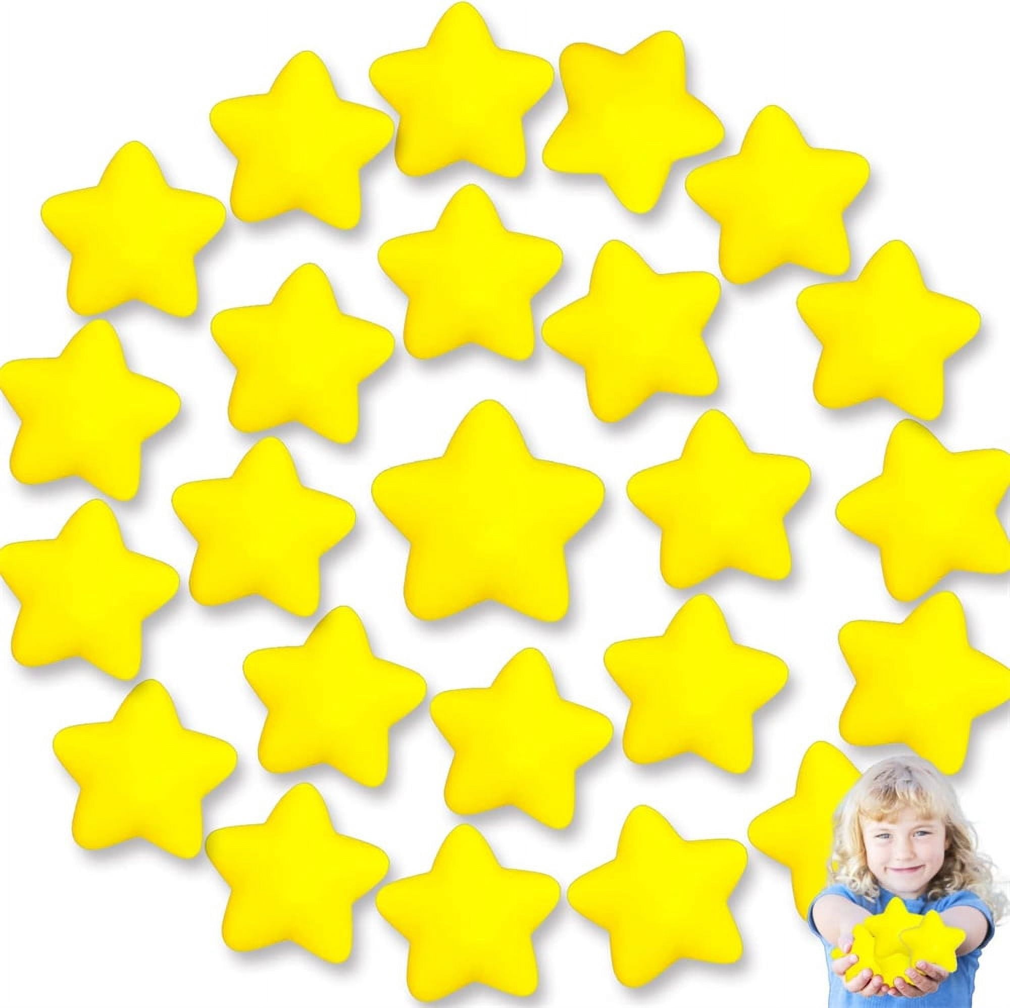 NOGIS 30 Pieces Star Stress Ball Bulk Stress Relief Balls Mini Foam ...
