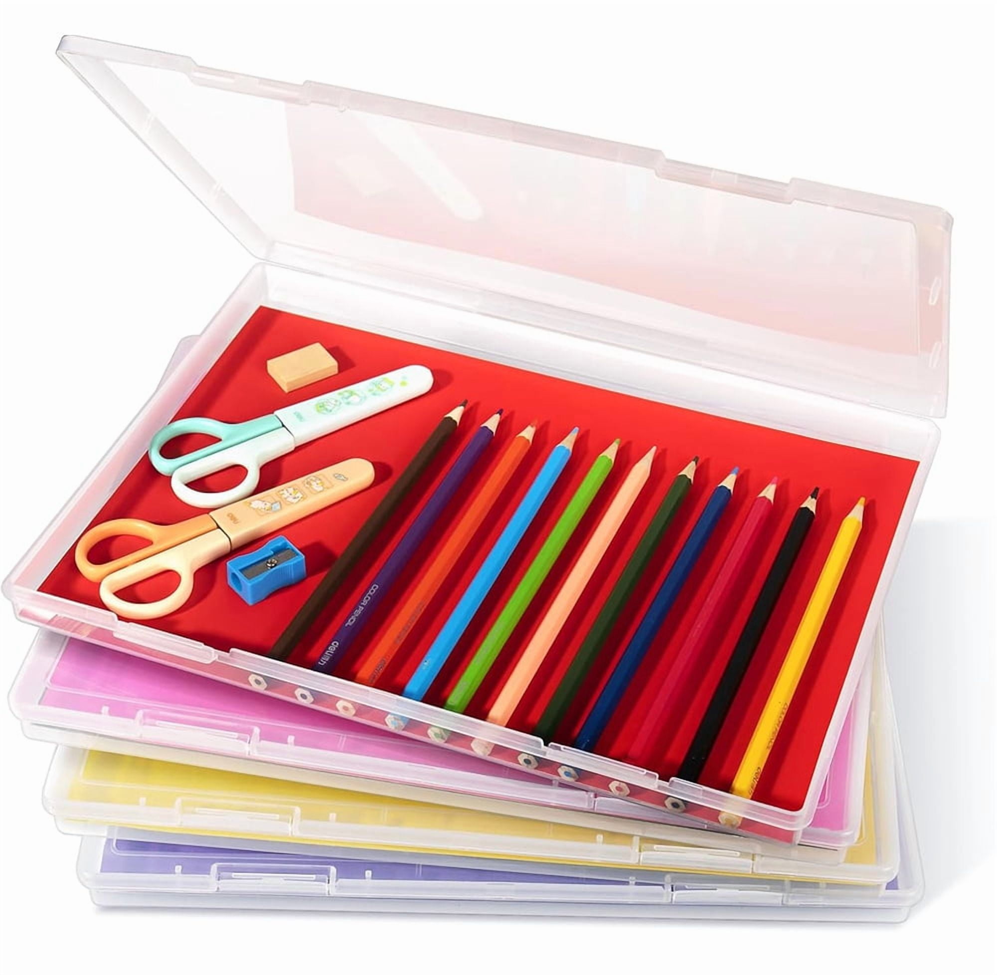 NOGIS 4 Pack Photo Storage Box, Fits 8" x 10" Photo, Large Plastic ...