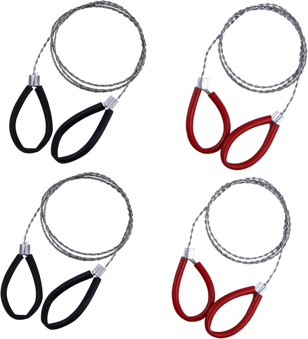 NOGIS 4 Pcs Stainless Steel Cable Saw, Metal Wire Saw Hand Pocket ...