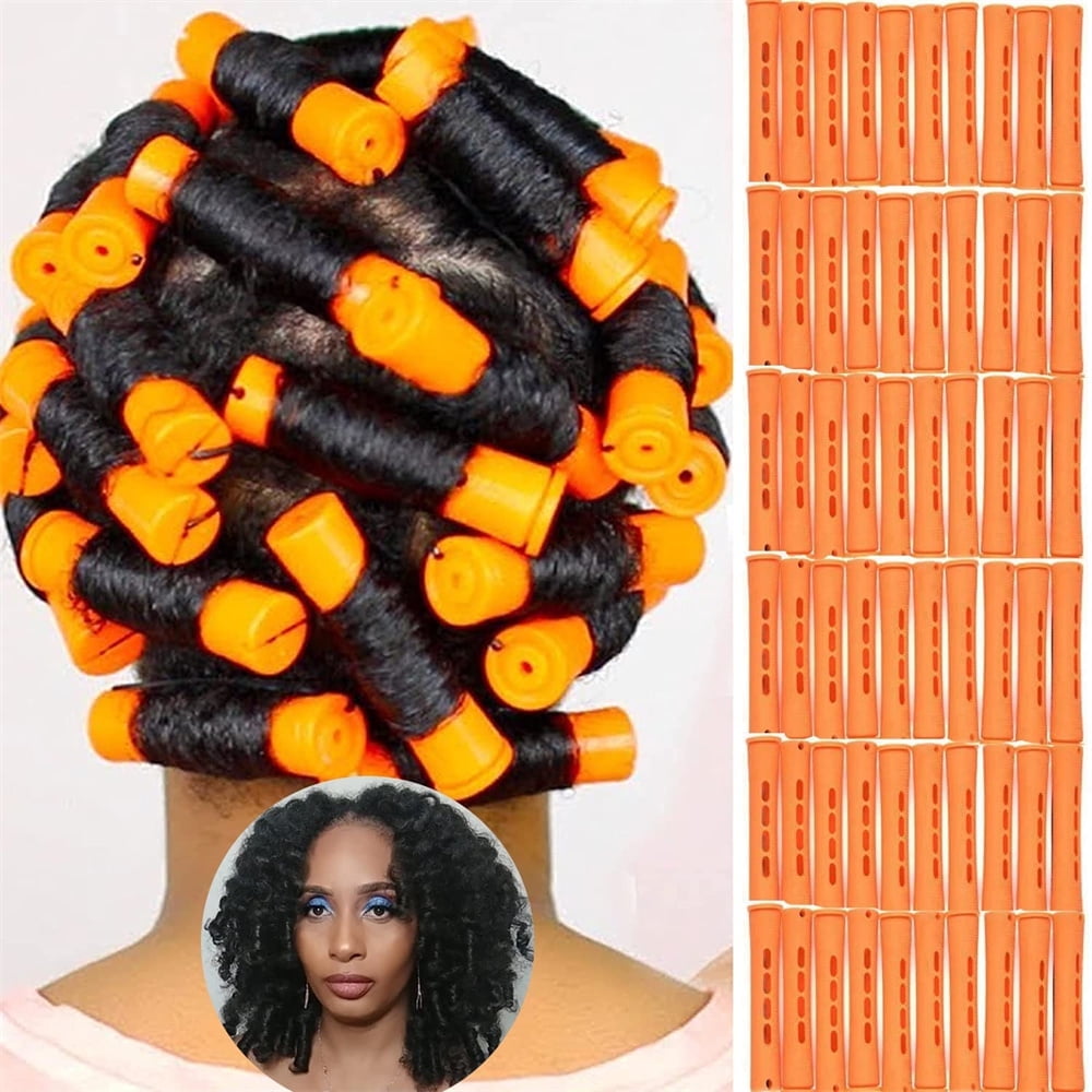 NOGIS 40 Pcs Perm Rods for Natural Hair Cold Wave Rods Hair Rollers for ...
