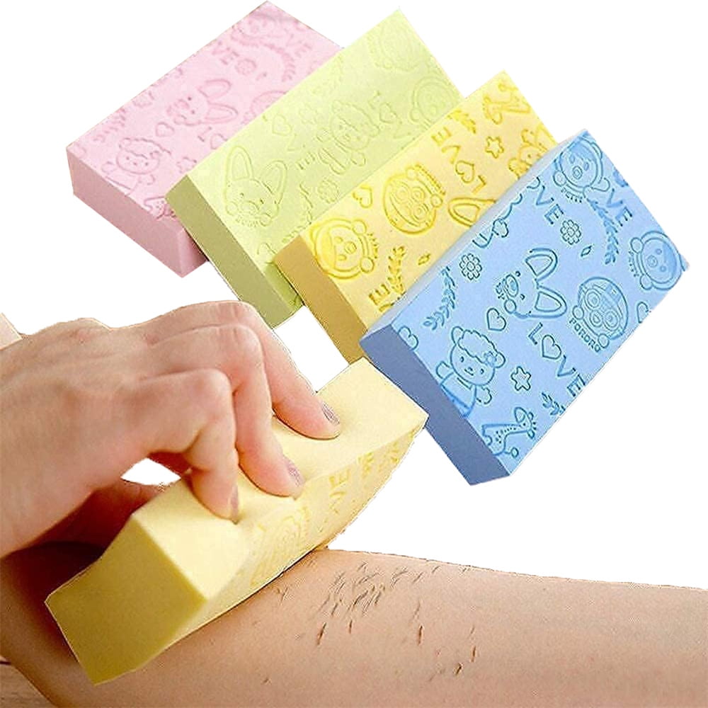 NOGIS 4pcs Ultra Soft Exfoliating Sponge,Bath Sponge for Kids and Adult ...