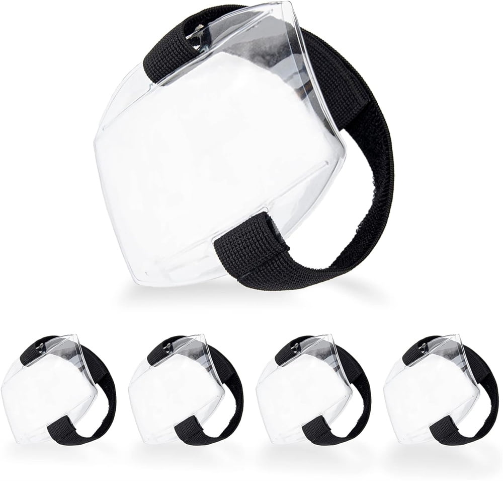 NOGIS 5 Pack Arm Badge Holder Card Holder ID Armband with Black ...