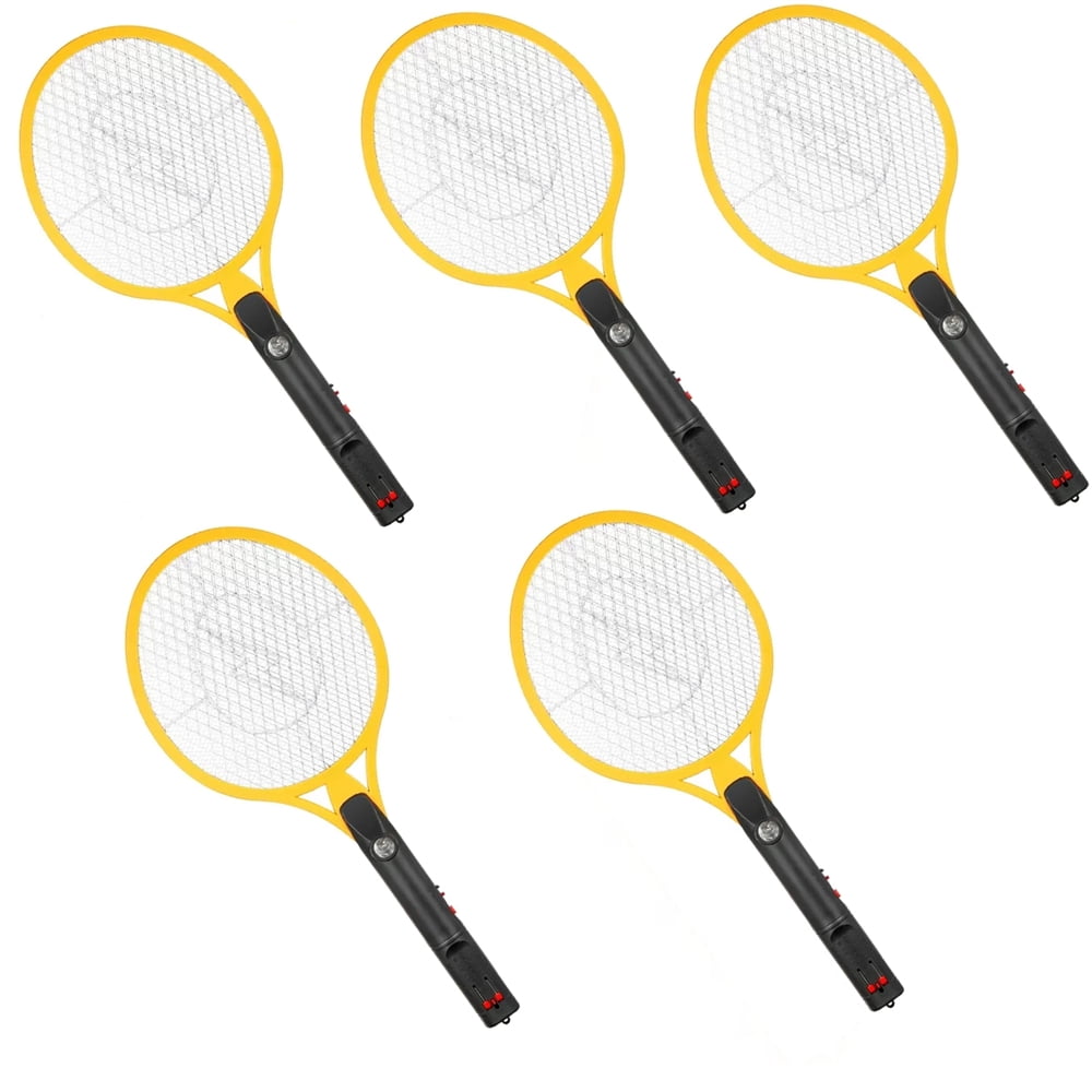 NOGIS 5 Pack Bug Zapper Racket Electric Fly Swatter Mosquito Racket ...