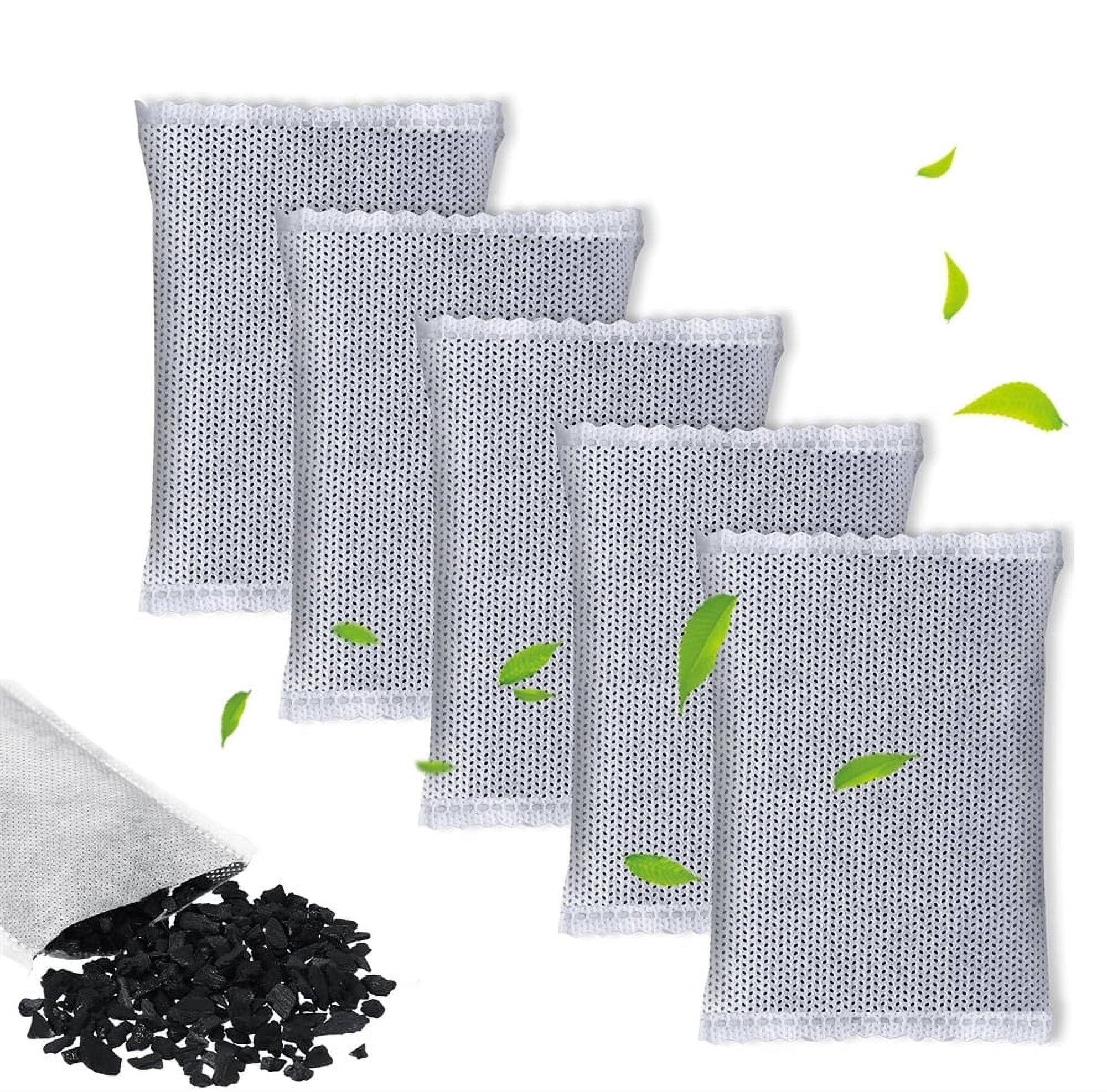 NOGIS 5 Pcs Activated Charcoal Odor Absorber, Trash Can Deodorizer ...